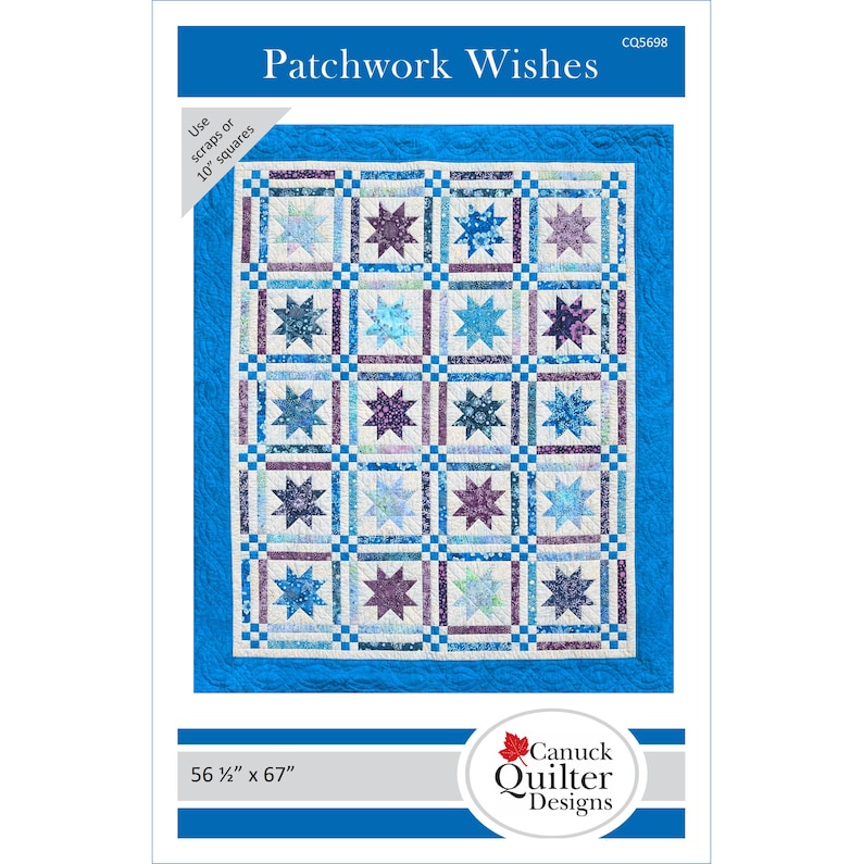 Patchwork Wishes Quilt Pattern PDF Download - Etsy