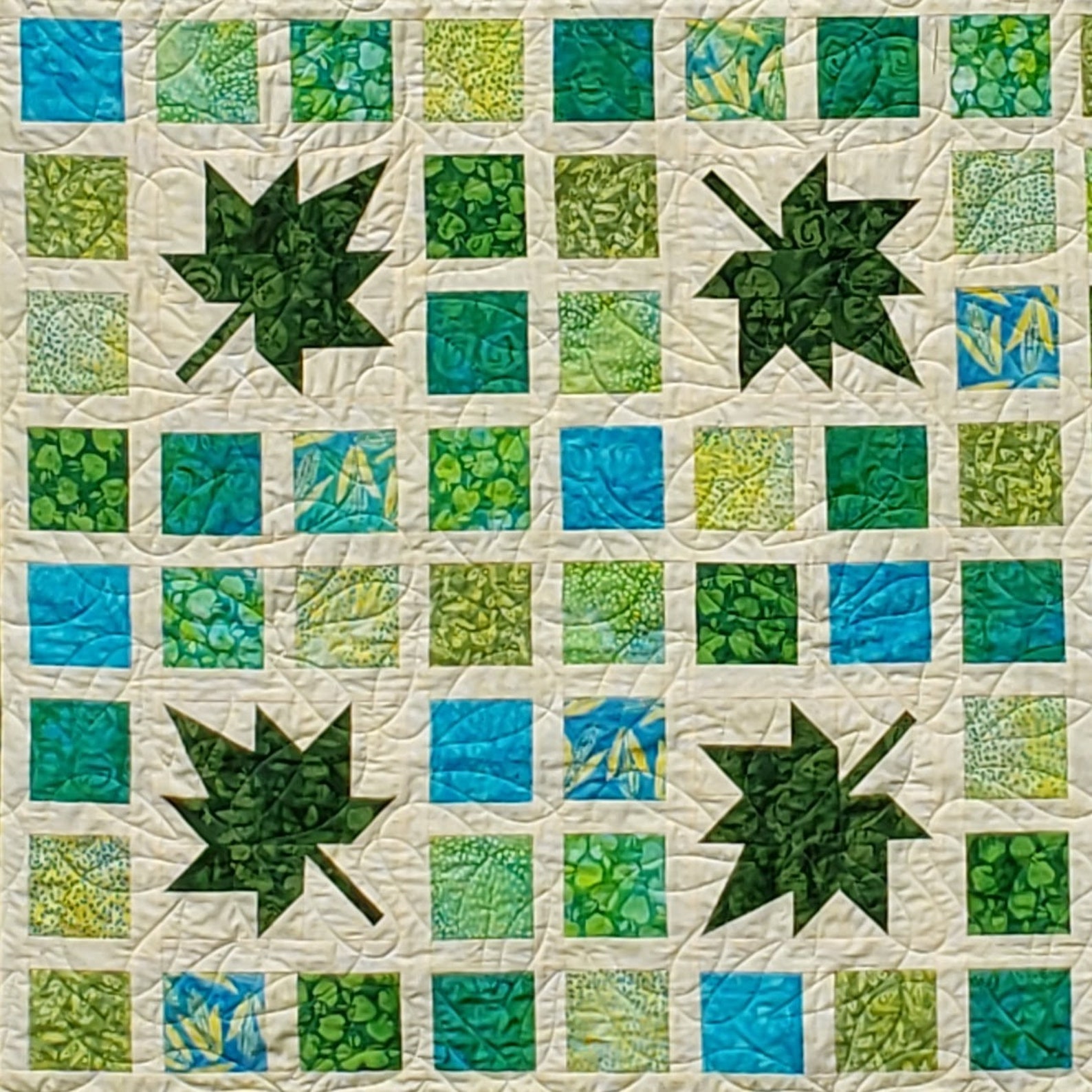 Leafy Pathways Quilt Pattern PDF Download - Etsy