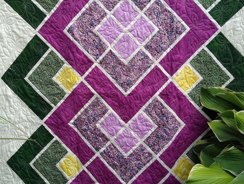 Modern Lace Quilt Pattern / PDF Download - Etsy