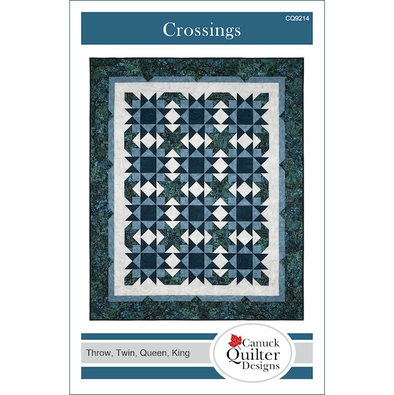 Crossings Quilt Pattern PDF Download - Etsy