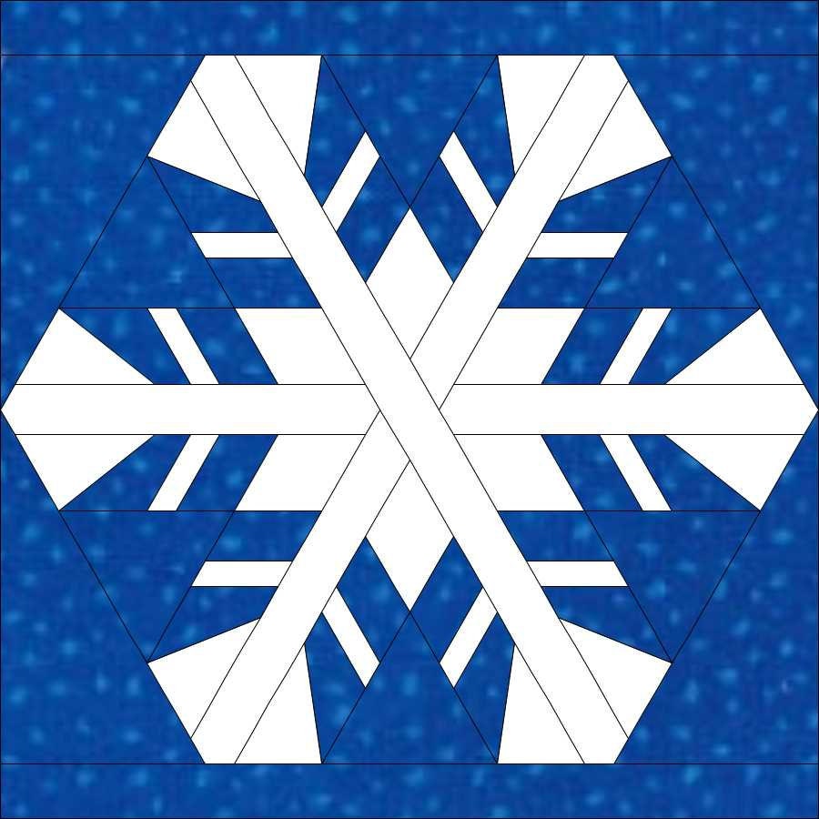 Snowflake Sampler Set 2/ Quilt Block Patterns/ Foundation - Etsy