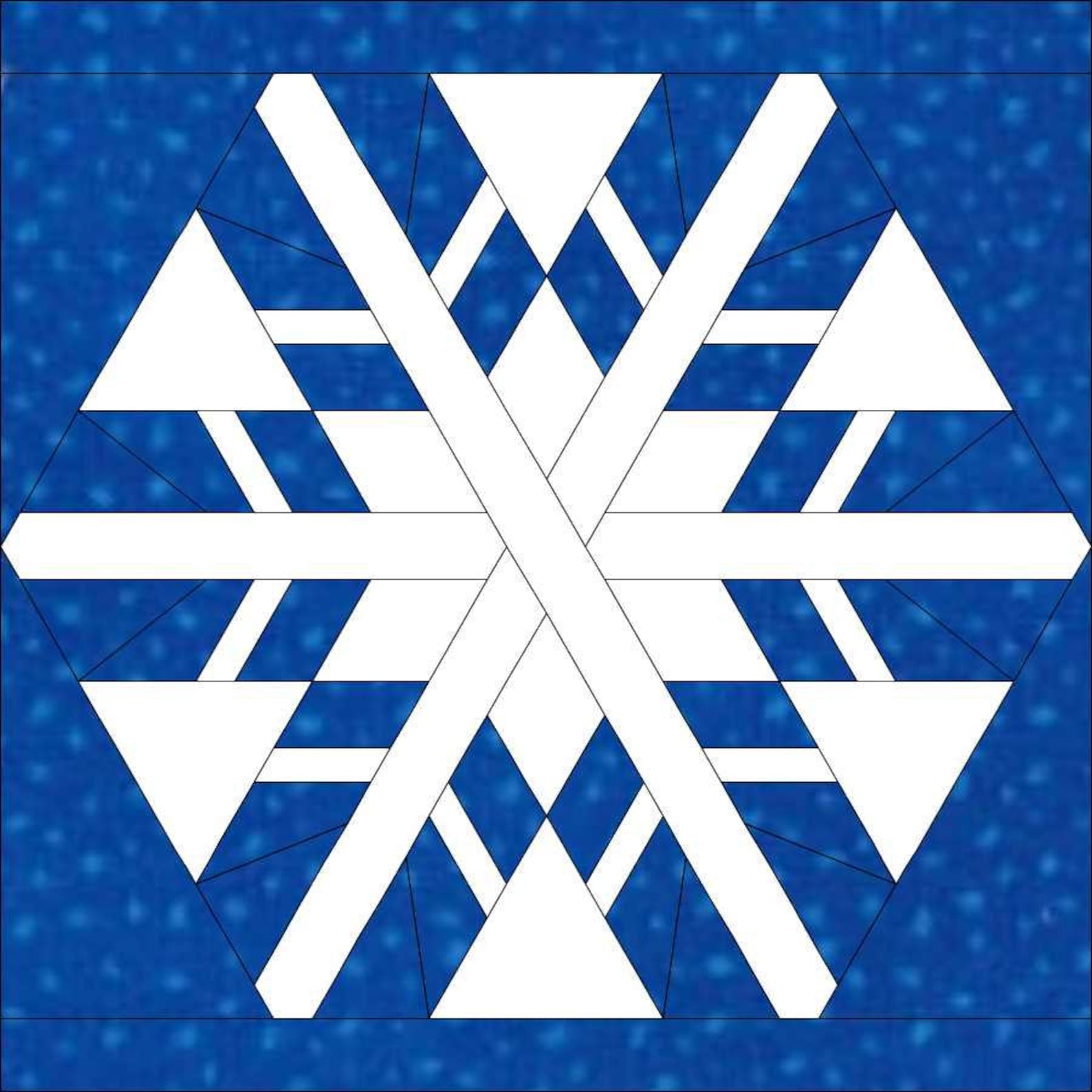 Snowflake Sampler Set 2/ Quilt Block Patterns/ Foundation - Etsy