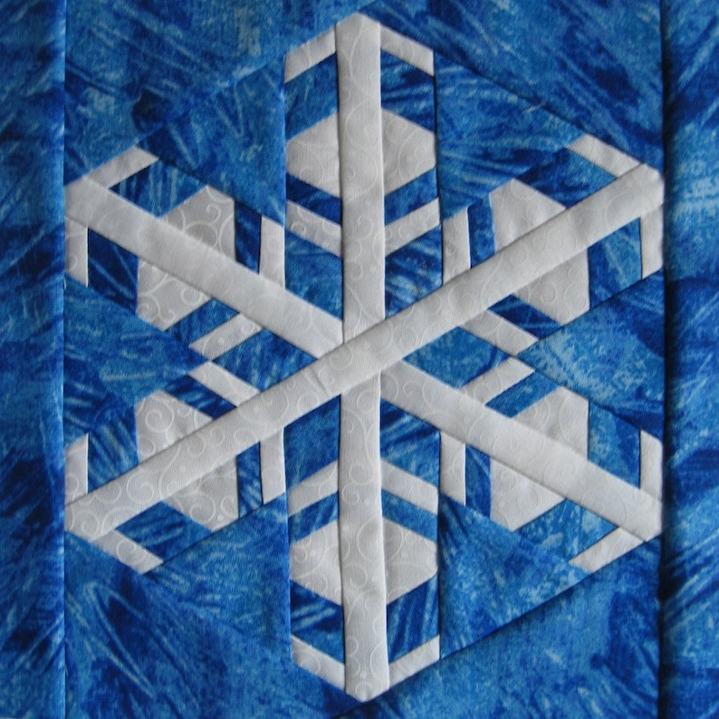 Snowflake Sampler Set 1/ Quilt Block Patterns/ Foundation Paper Piecing ...