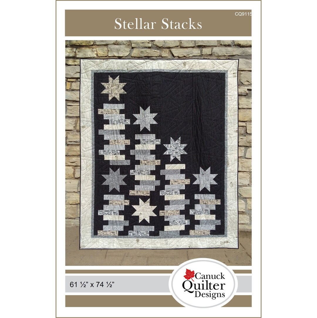 Stellar Stacks Throw Quilt Pattern - PDF Download - Etsy