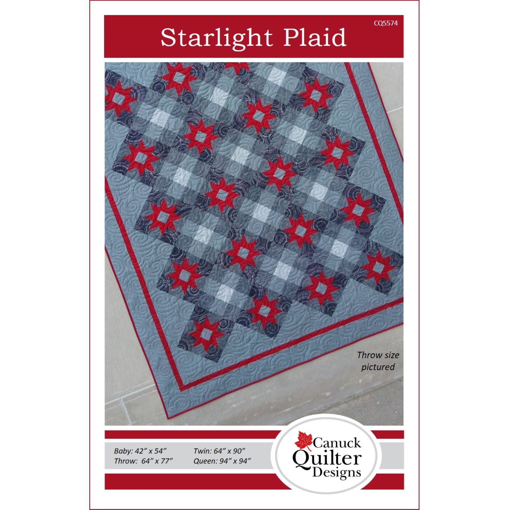 Starlight Plaid Quilt Pattern PDF Download - Etsy