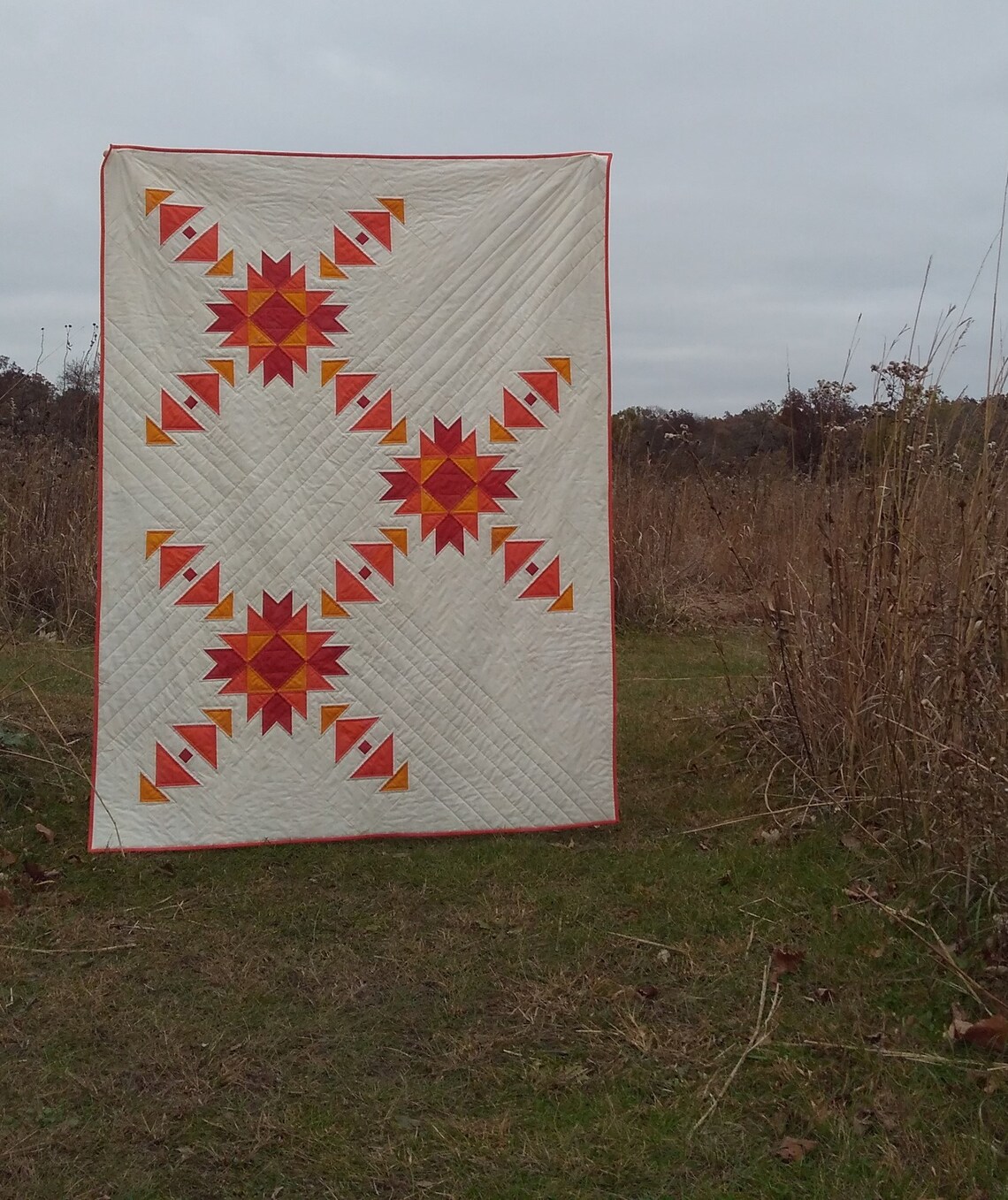 Triple Sunset Quilt Pattern PDF Download - Etsy