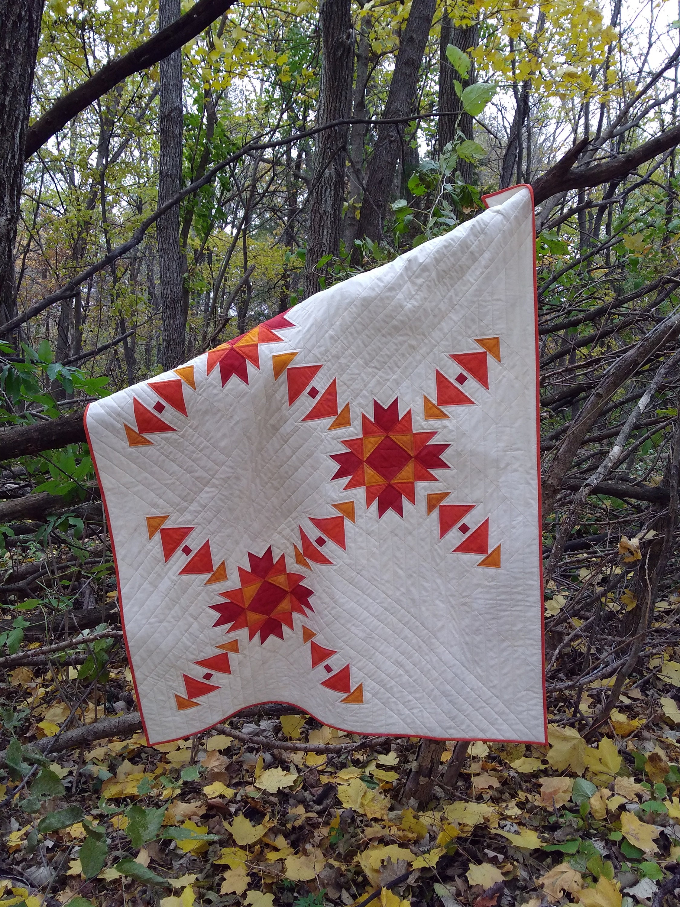 Triple Sunset Quilt Pattern PDF Download - Etsy