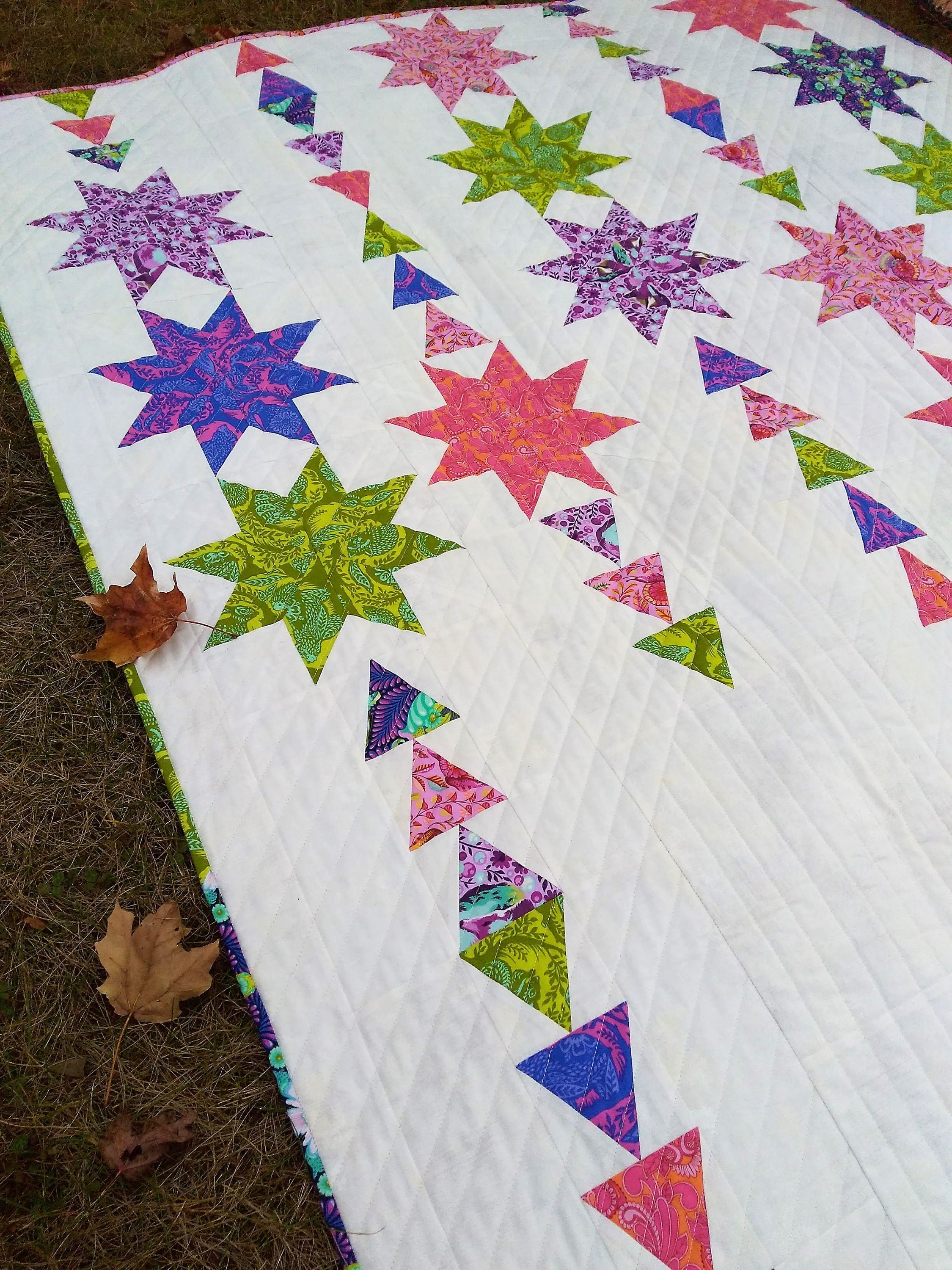 Starfall Quilt Pattern PDF Download - Etsy Denmark