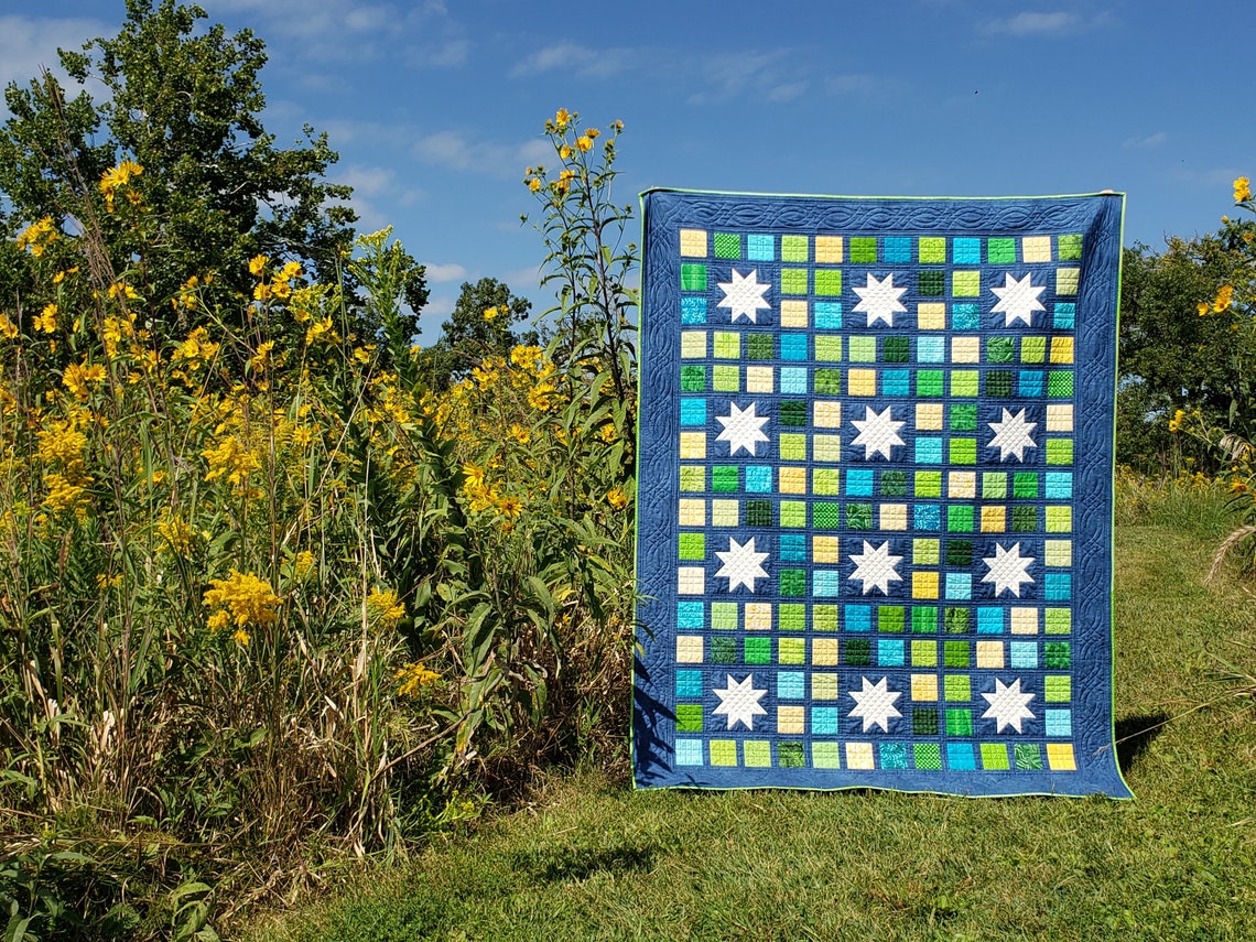 Starlit Picnic Quilt Pattern PDF Download - Etsy
