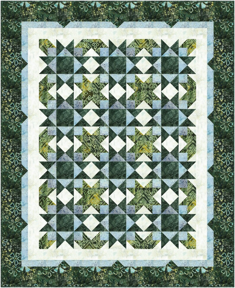 Crossings Quilt Pattern PDF Download - Etsy