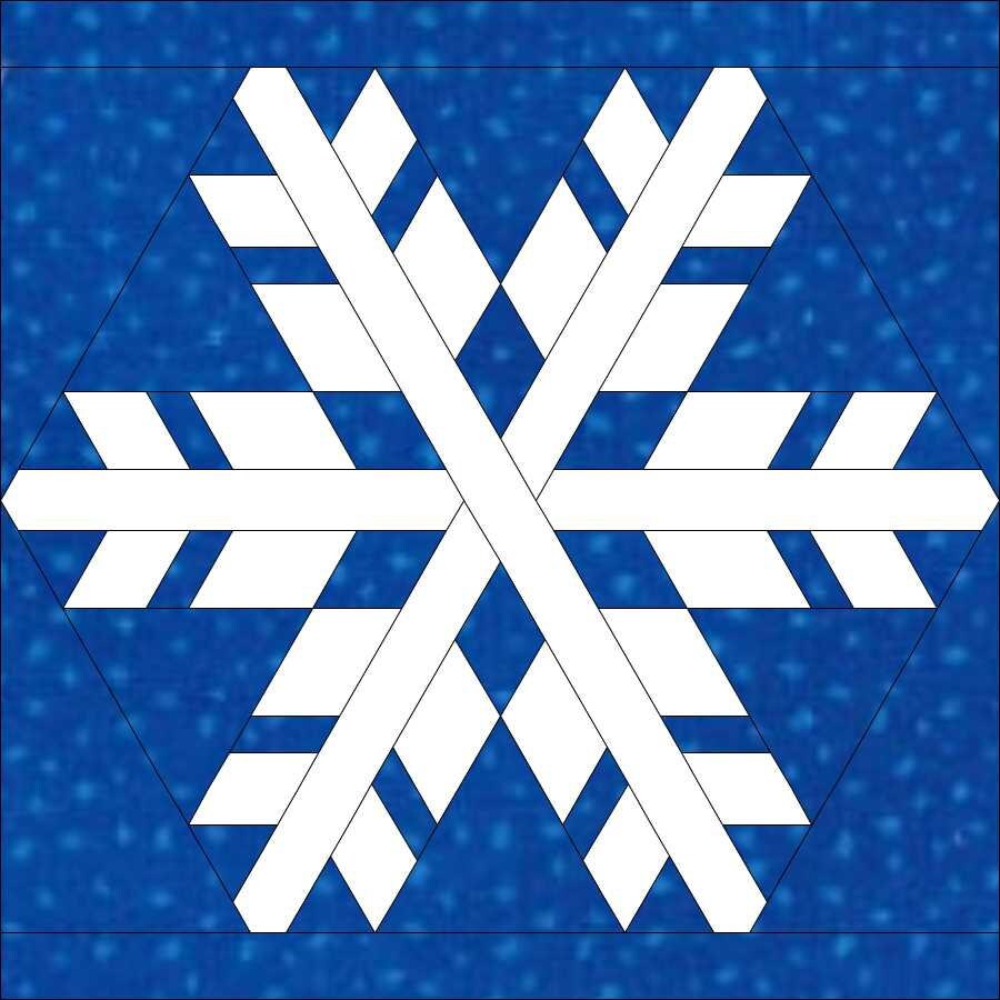 Snowflake Sampler Set 2/ Quilt Block Patterns/ Foundation Paper Piecing ...