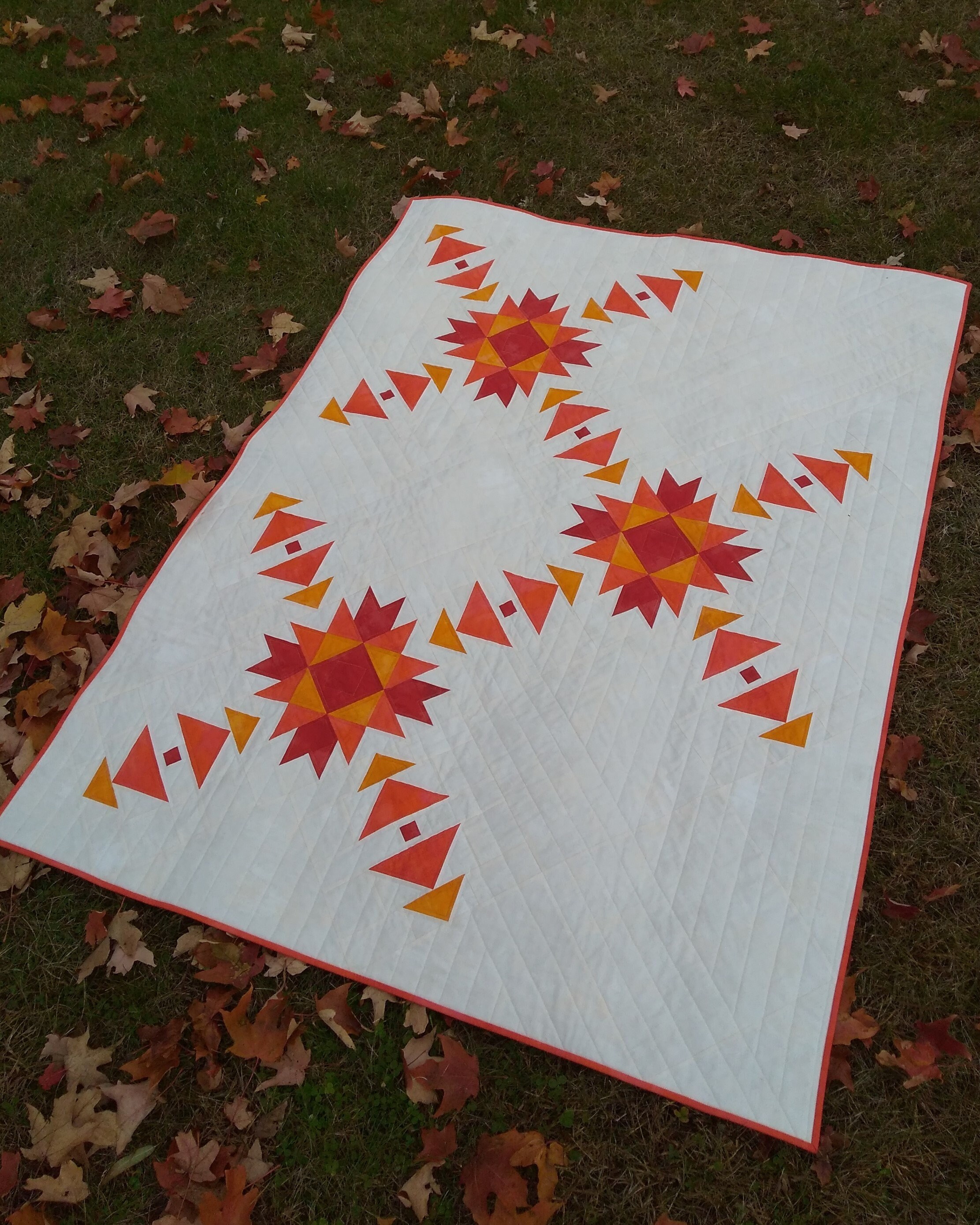 Triple Sunset Quilt Pattern PDF Download - Etsy