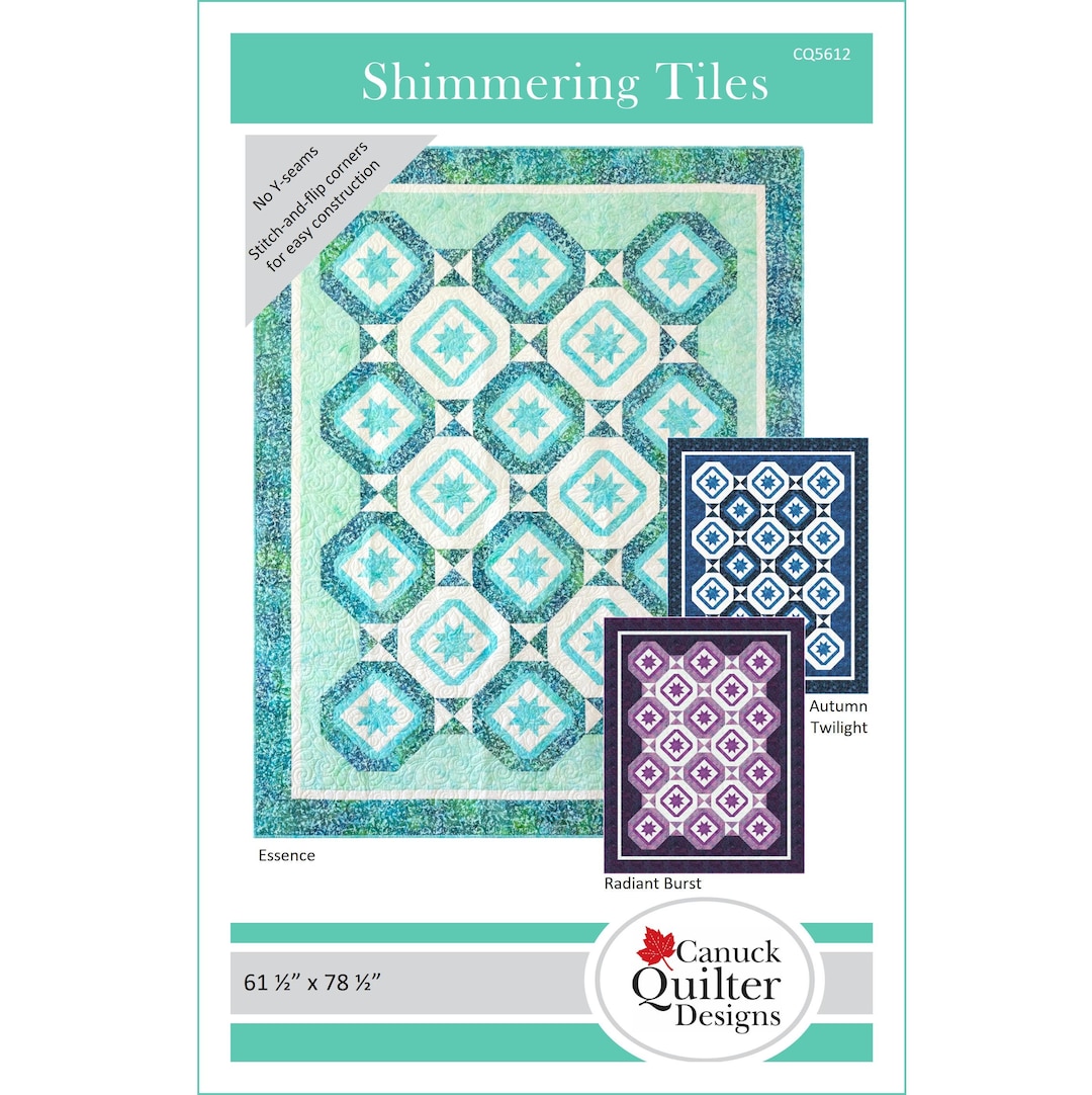 Shimmering Tiles Quilt Pattern - PDF Download - Etsy