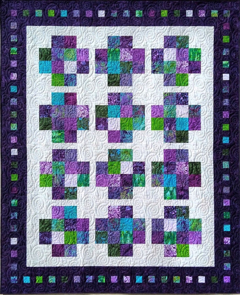 Positivity Squared Quilt Pattern PDF Download - Etsy