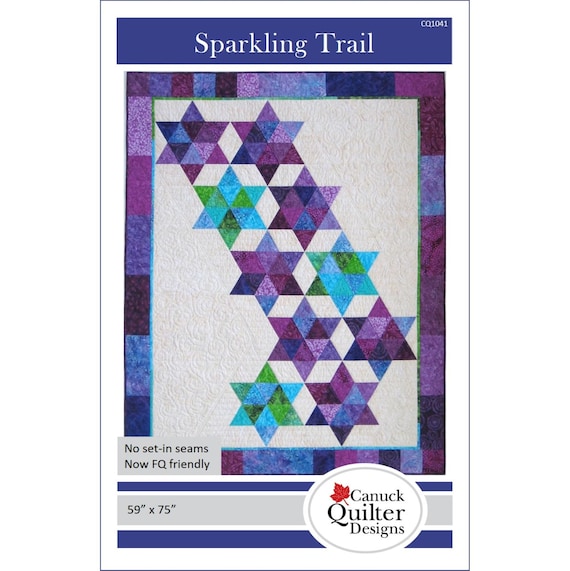 Sparkling Trail Quilt Pattern PDF Download - Etsy