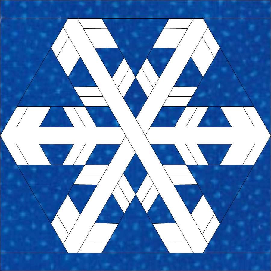 Snowflake Sampler Set 1/ Quilt Block Patterns/ Foundation Paper Piecing ...