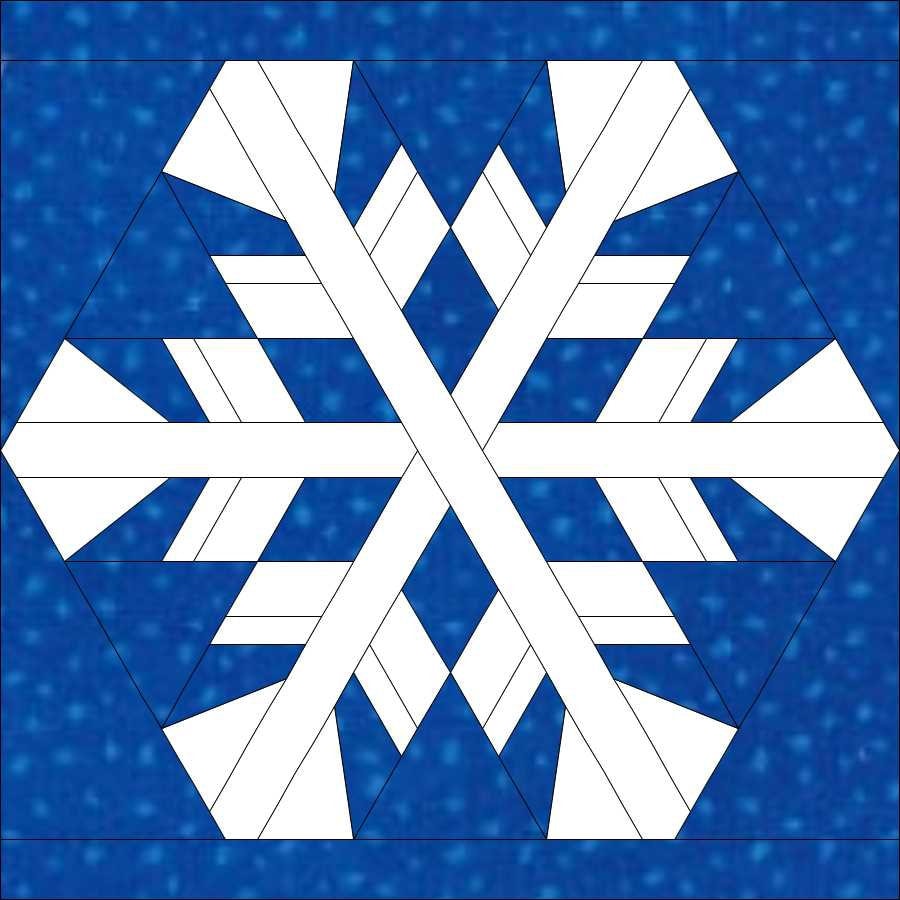 Snowflake Sampler Set 2/ Quilt Block Patterns/ Foundation - Etsy
