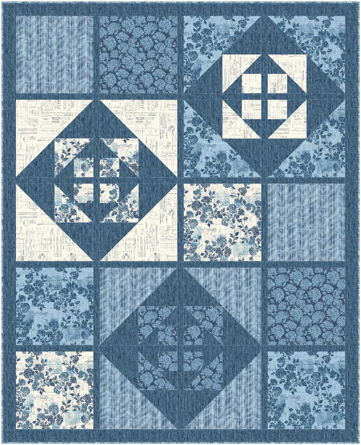 Ripples Cubed Quilt Pattern PDF Download - Etsy