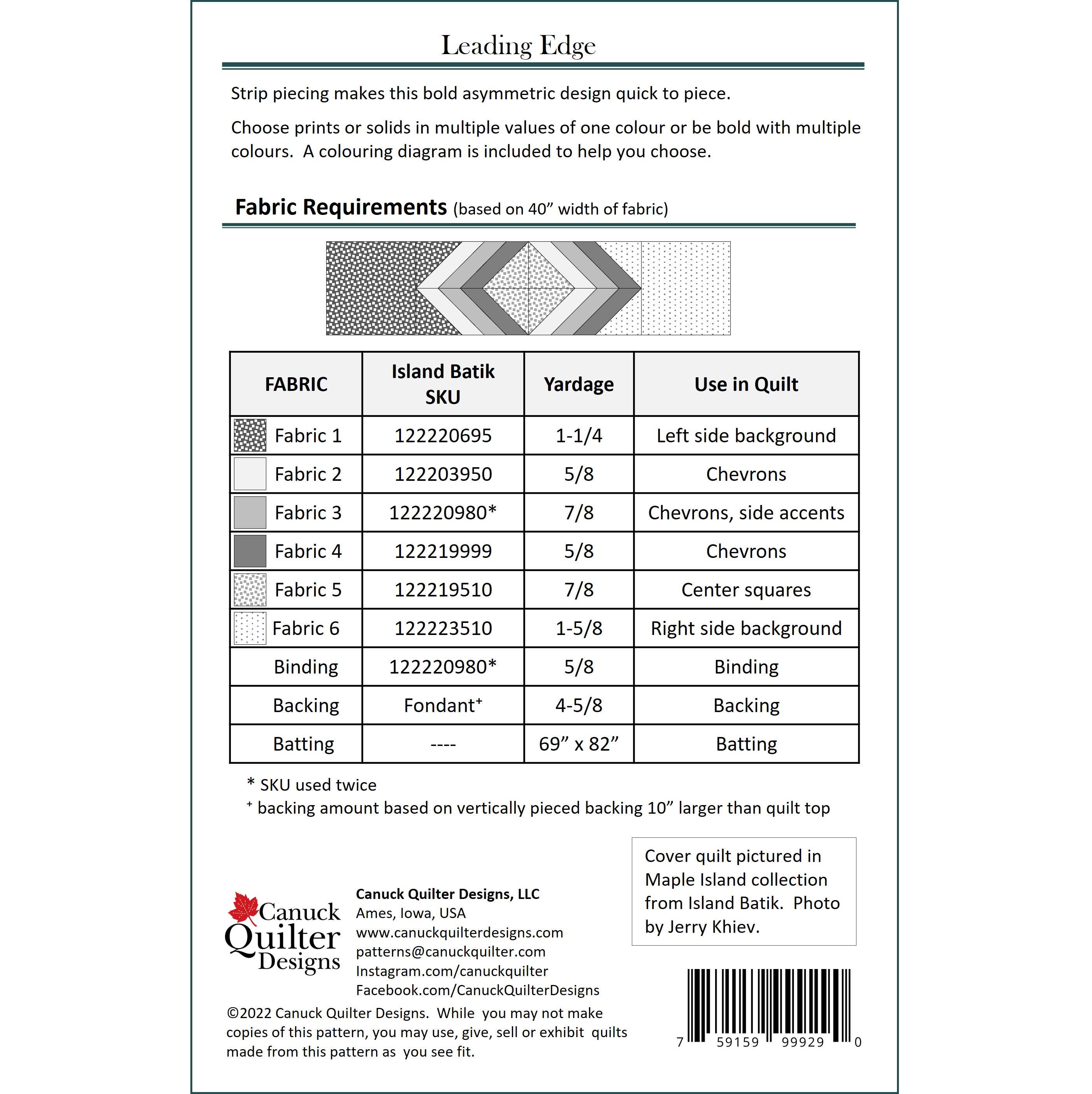 Leading Edge Quilt Pattern - PDF Download - Etsy