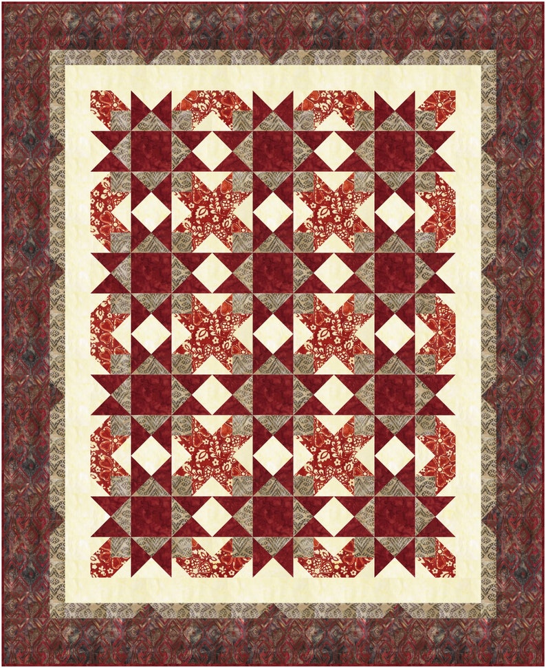Crossings Quilt Pattern PDF Download - Etsy