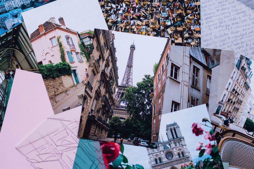 Multimedia Collage Kit: Paris - Etsy