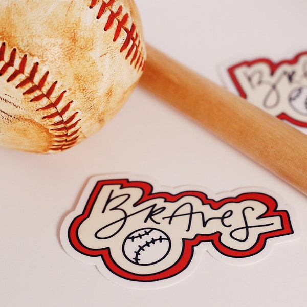 Atlanta Braves Decal - Etsy