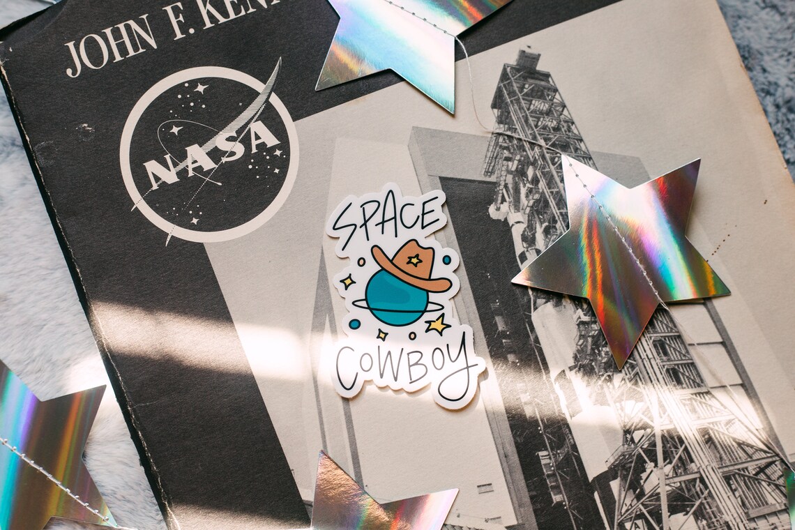 Space Cowboy Sticker - Etsy