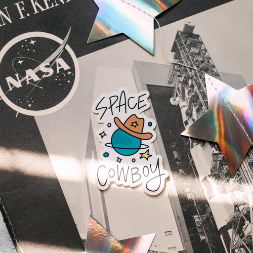 Space Cowboy Sticker - Etsy