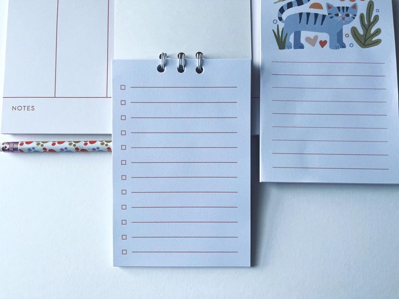 Orange Tabby Cat Weekly Planner + Notepads Gift Set | so Meow-ny Things ...