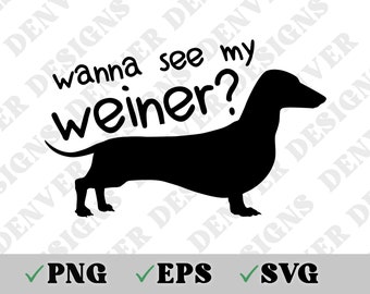 Weiner Dog Svg - Etsy