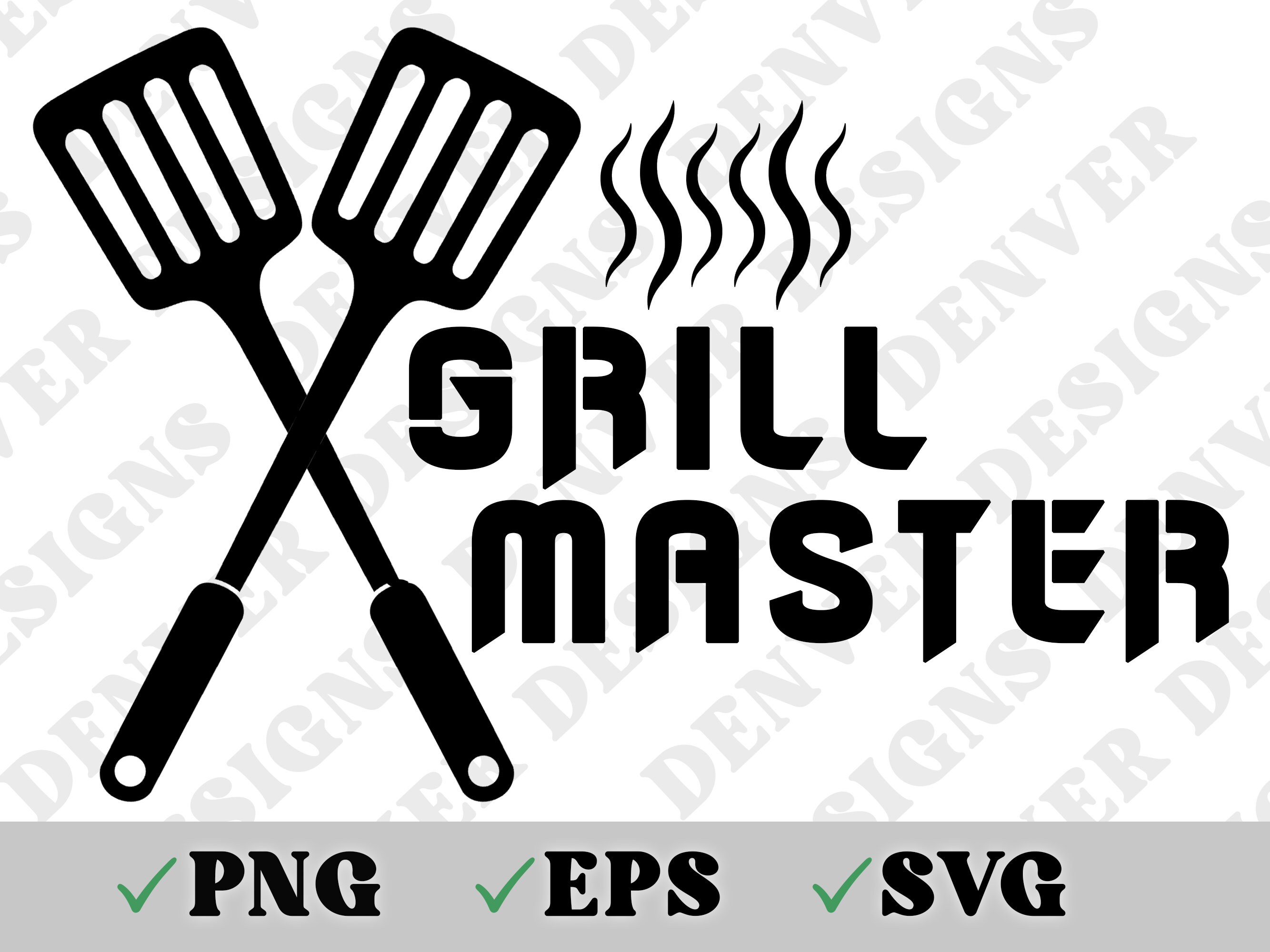 Grill Master Father's Day Gift for Dad, BBQ Funny Design for Sticker ...