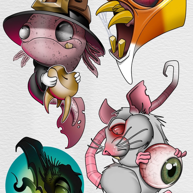 Tattoo Flash Print - Etsy