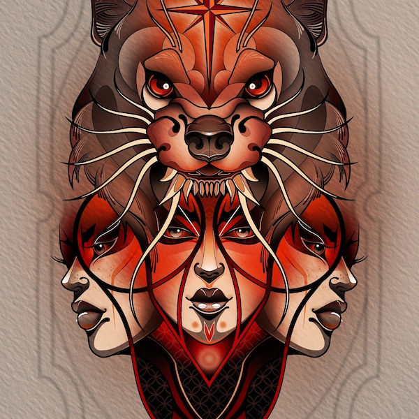 Neo Traditional - Etsy