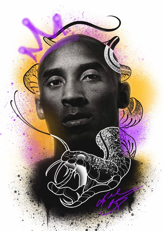 Kobe Bryant Print A3 - Etsy
