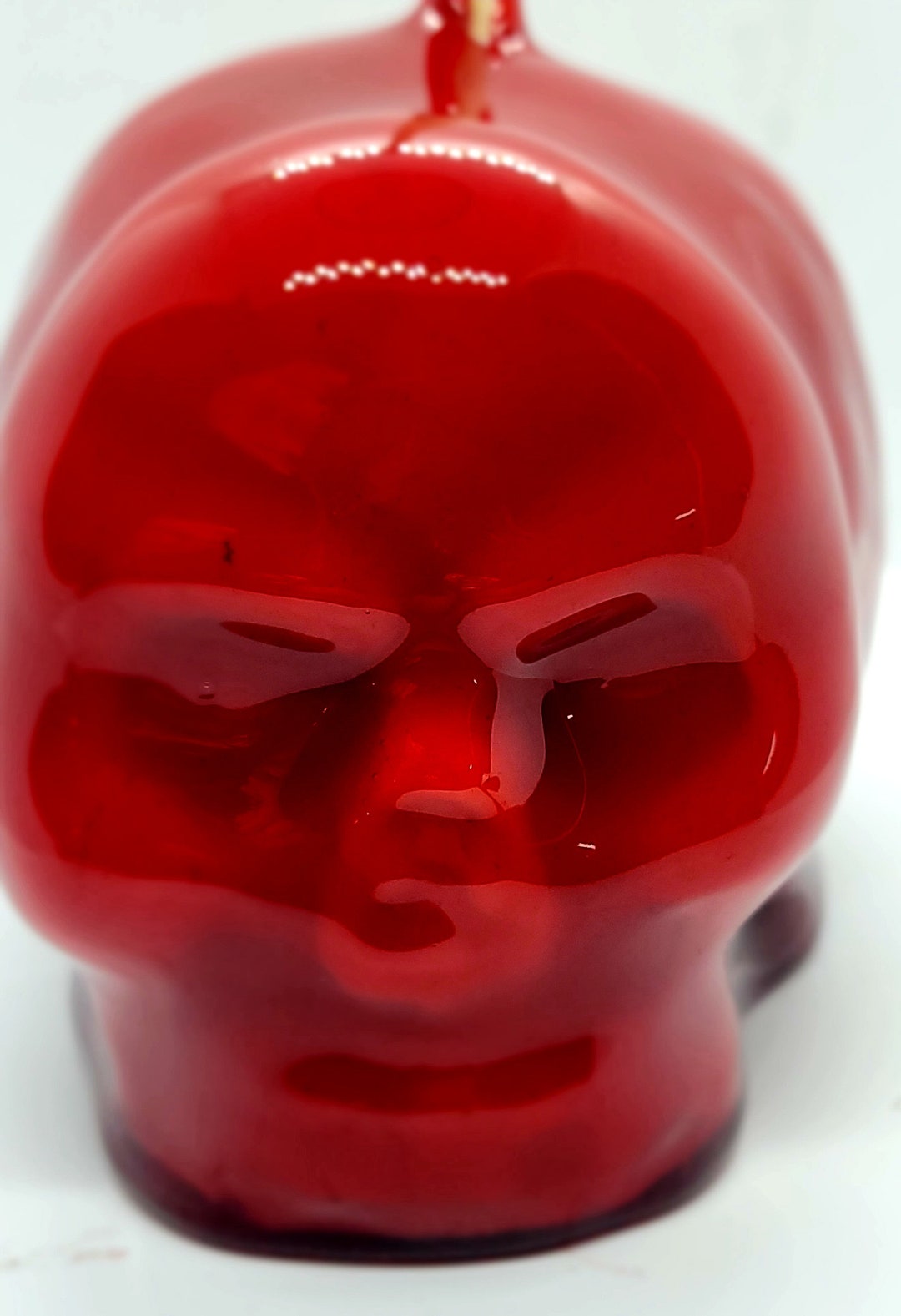Sculpted Skull Candy Apple, Wicked Apples, Halloween, Edible Art, Candy ...