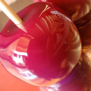 Galaxy Grape Candy Apples, Edible Gifts - Etsy