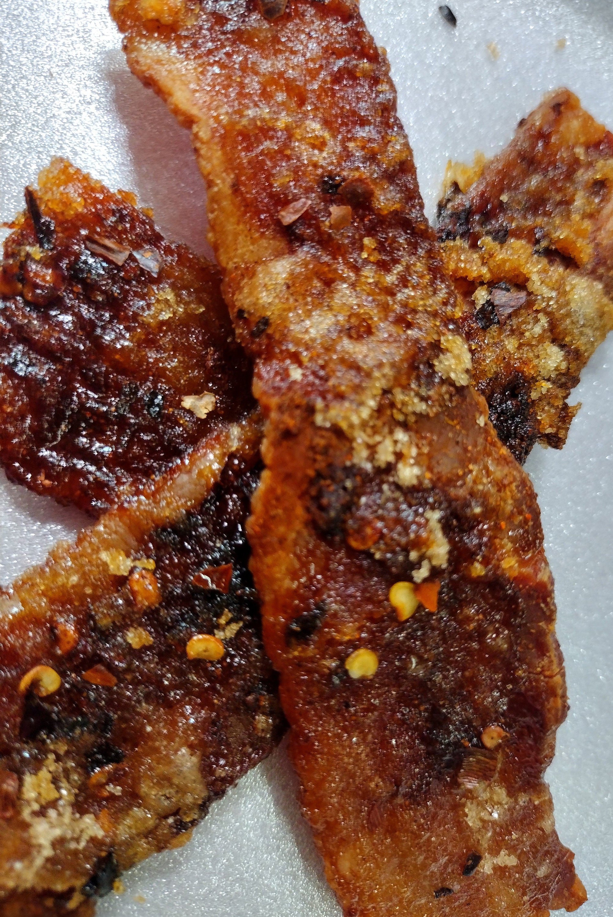 Gourmet Man Candy, Candied Bacon, Spicey Bacon, Spicey Candy Bacon ...