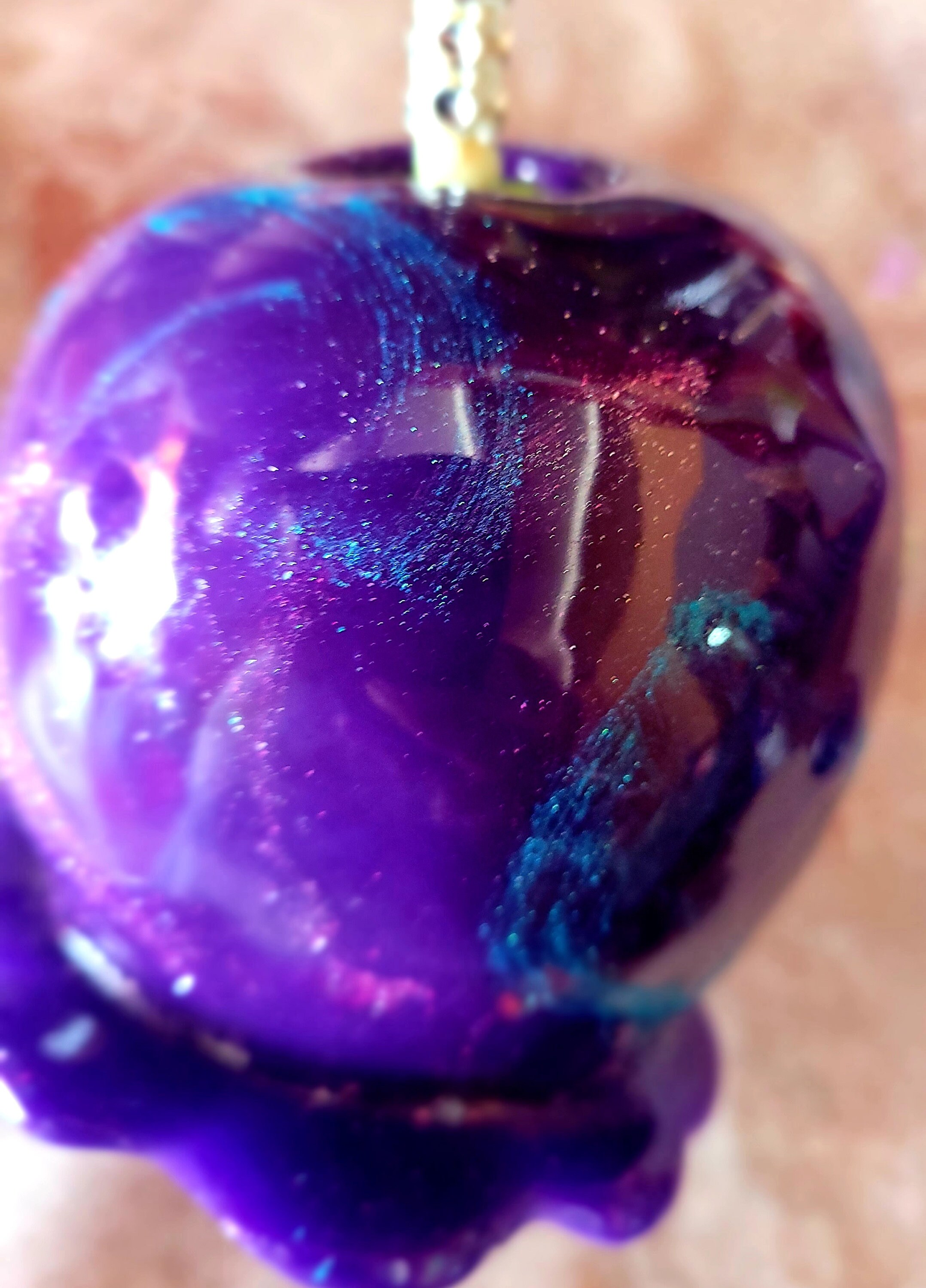 Galaxy Grape Candy Apples Edible Gifts - Etsy