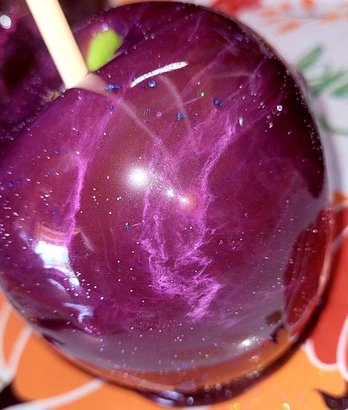 Galaxy Grape Candy Apples Edible Gifts - Etsy