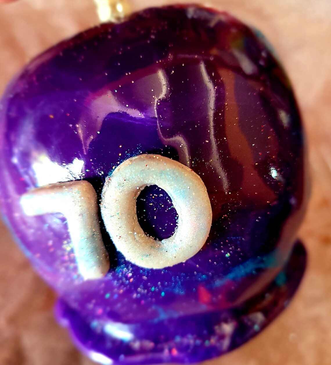 Galaxy Grape Candy Apples Edible Gifts - Etsy