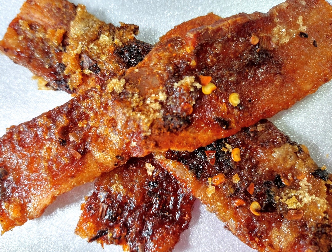 Gourmet Man Candy, Candied Bacon, Spicey Bacon, Spicey Candy Bacon ...