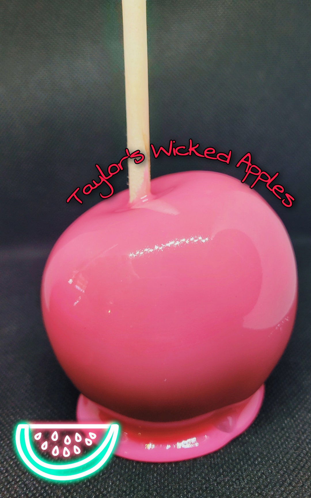 Pink Watermelon Candy Apples sweet Watermelon, Candy Apples, Fun Food ...