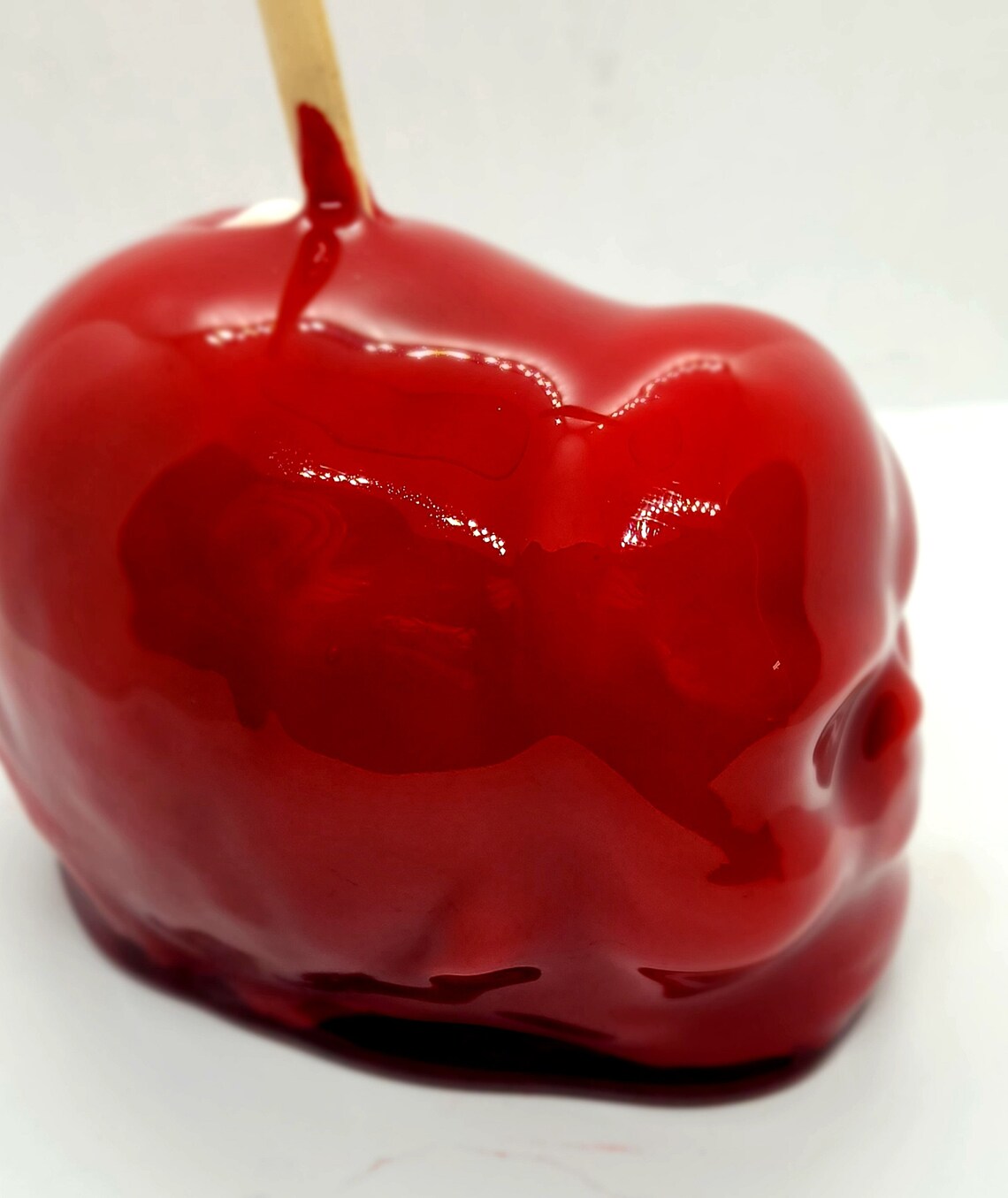 Sculpted Skull Candy Apple, Wicked Apples, Halloween, Edible Art, Candy ...