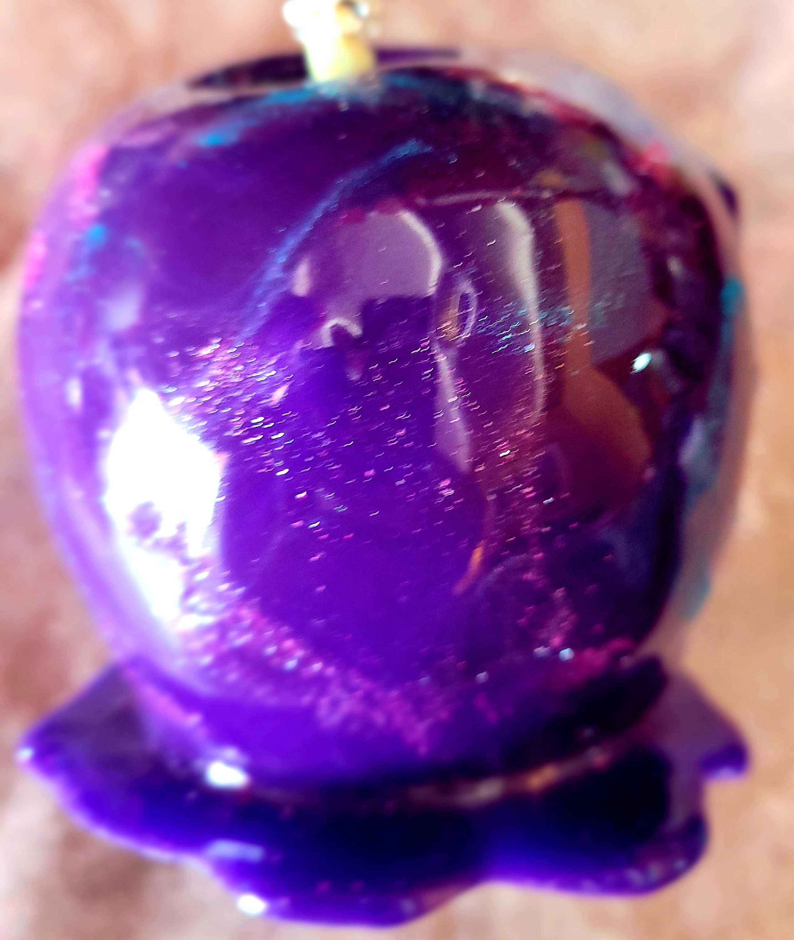 Galaxy Grape Candy Apples Edible Gifts - Etsy
