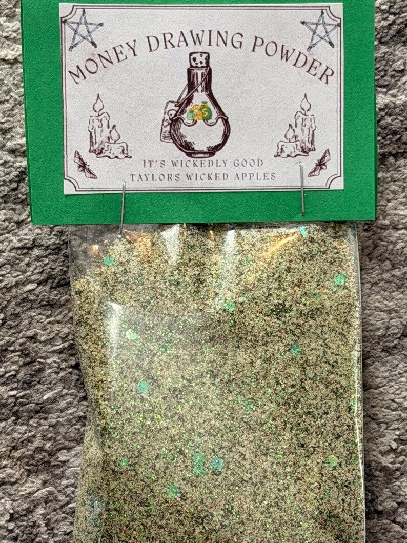 Wicked Shells Money Drawing Ritual Spell Powder -manifest Prosperity ...