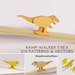 Ramp Walker Dinosaur T-rex Pdf Patterns , Dxf, Svg Vectors - Etsy