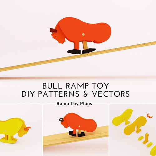 Dinosaur Ramp Walker Toy Patterns Stegosaurus | Etsy