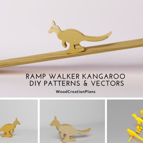 Ramp Walker Dinosaur Toy Patterns Pdf Dxf svg Vectors - Etsy