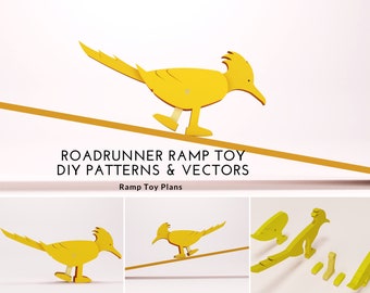 Snowman Ramp Walker Toy Patterns and Vectors, DIY Ramp Toy Plans and ...