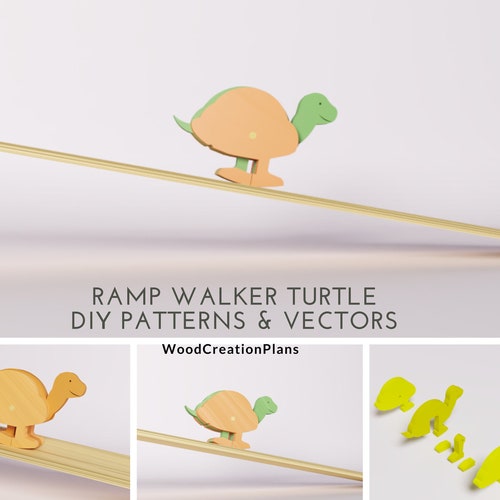 Dinosaur Ramp Walker Toy Patterns Stegosaurus | Etsy